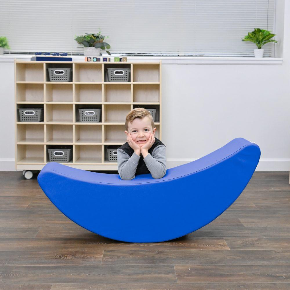 Happy Rocker Active Sitting Bench - Blue - Active Seating for Classroom