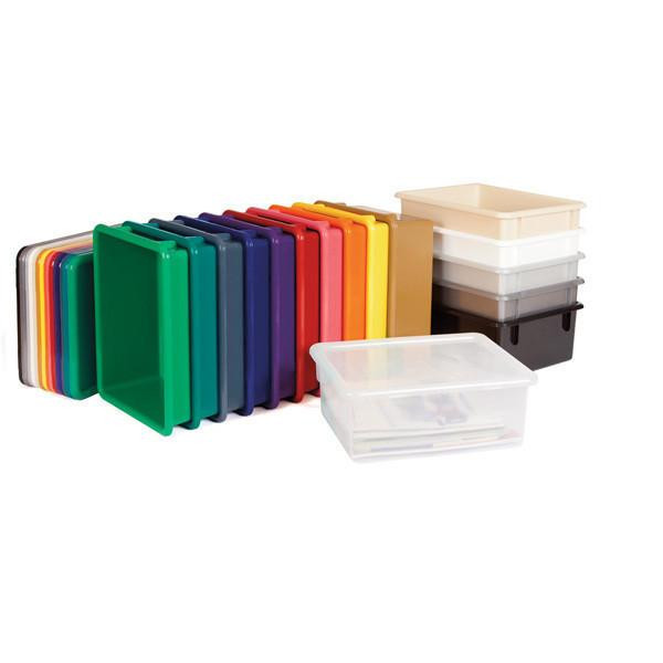 Single Storage Bin Cabinet with 25 Tubs | Classroom Storage