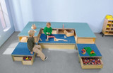 8-Piece Play Platform Set | Wooden Play Platforms