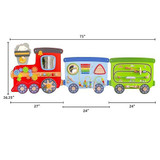 Train Montessori Wall Activity Boards - Train Sensory Wall Panel