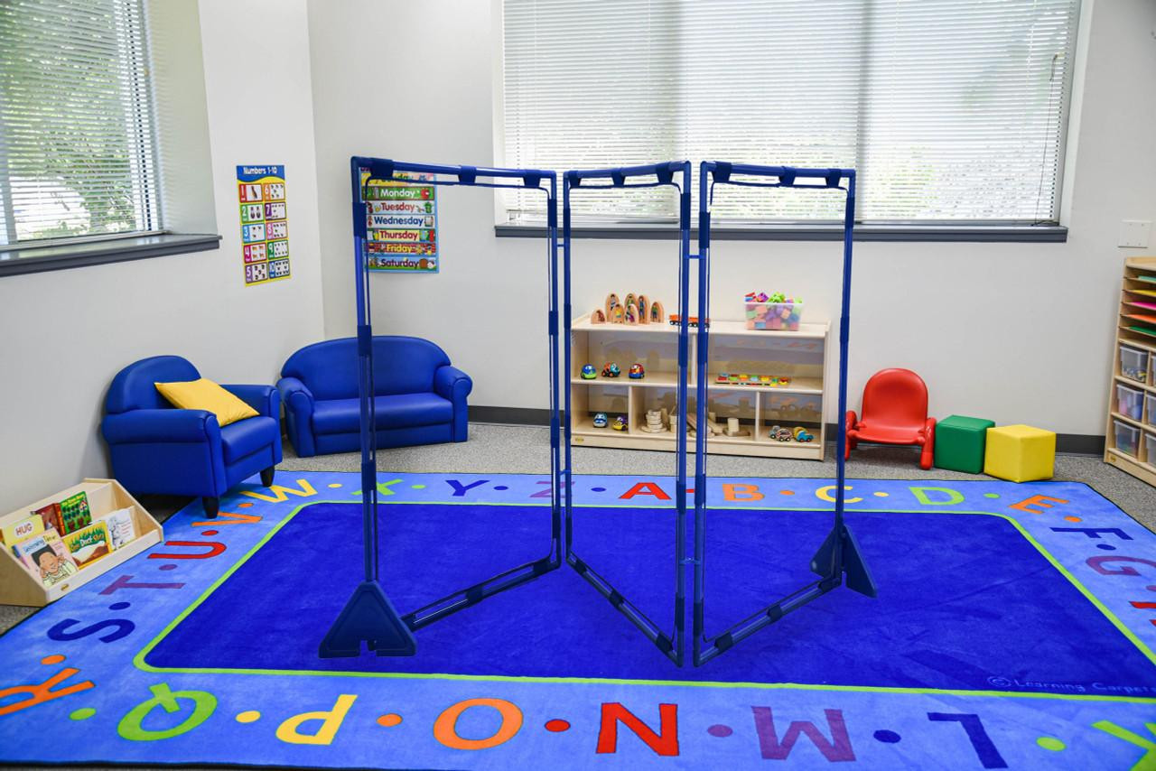 Rectangle Clear Play Panels - Set of 3 - Classroom Room Dividers