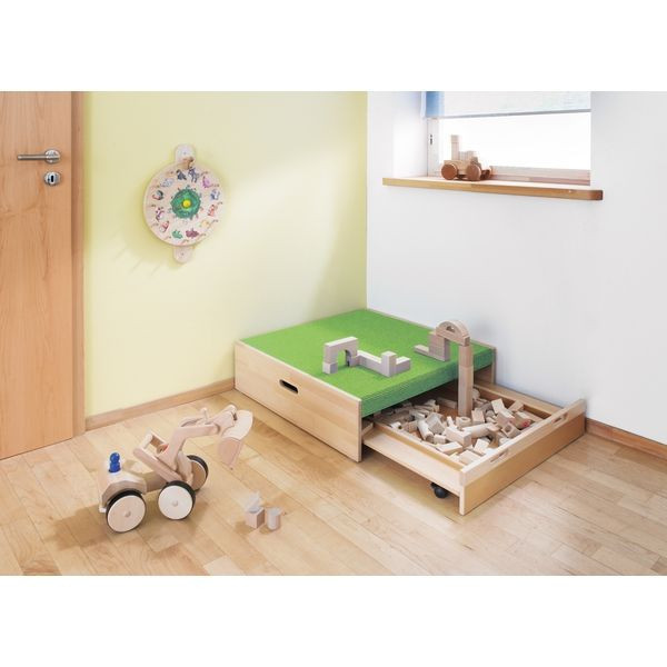 Play Platform Combination 13 with Carpet | Wooden Play Platforms