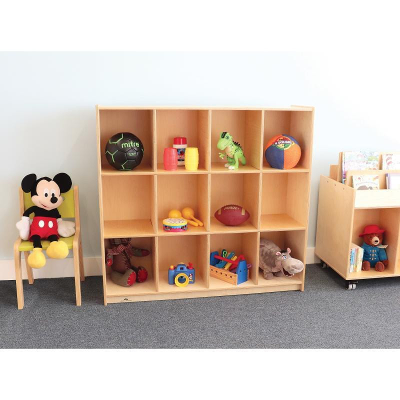12 Cubby Backpack Storage Cabinet - Classroom Storage