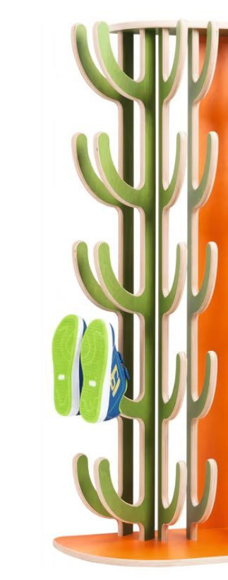 Cactus Style Wall Mounted Boot Rack | Wall Mounted Boot Racks