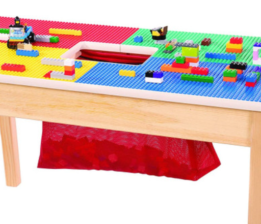 Fun Builder Wooden LEGO Table - 32" x 16" | Lego and Block Tables