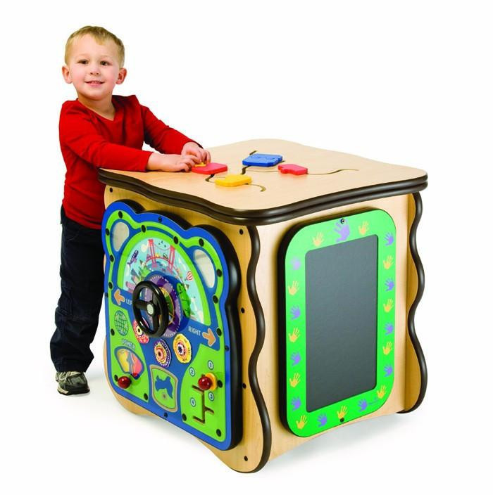 Adventure Island Activity Cube - Wooden Discovery Play Station