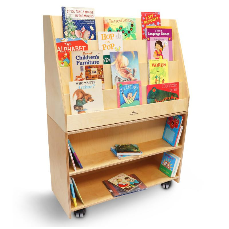 Deluxe Mobile Book Library | Rolling Book Carts