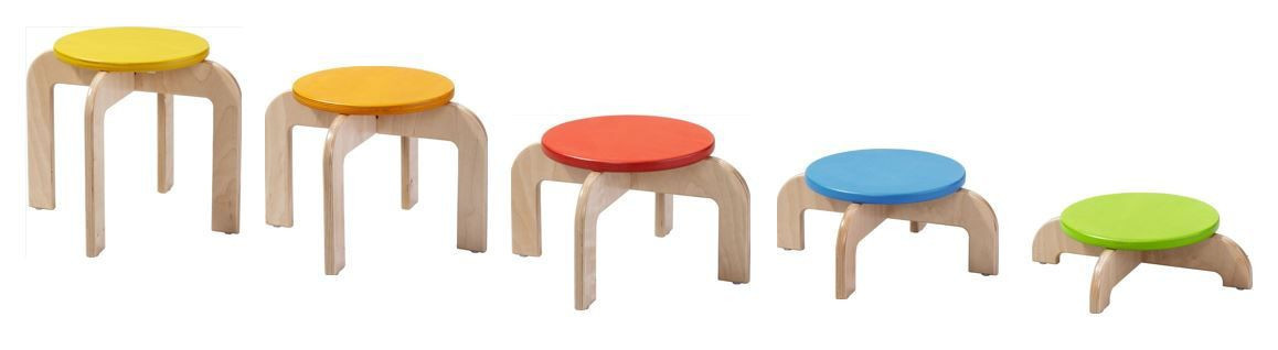 Balancing Staircase Variable Height Stools | Balancing Stools