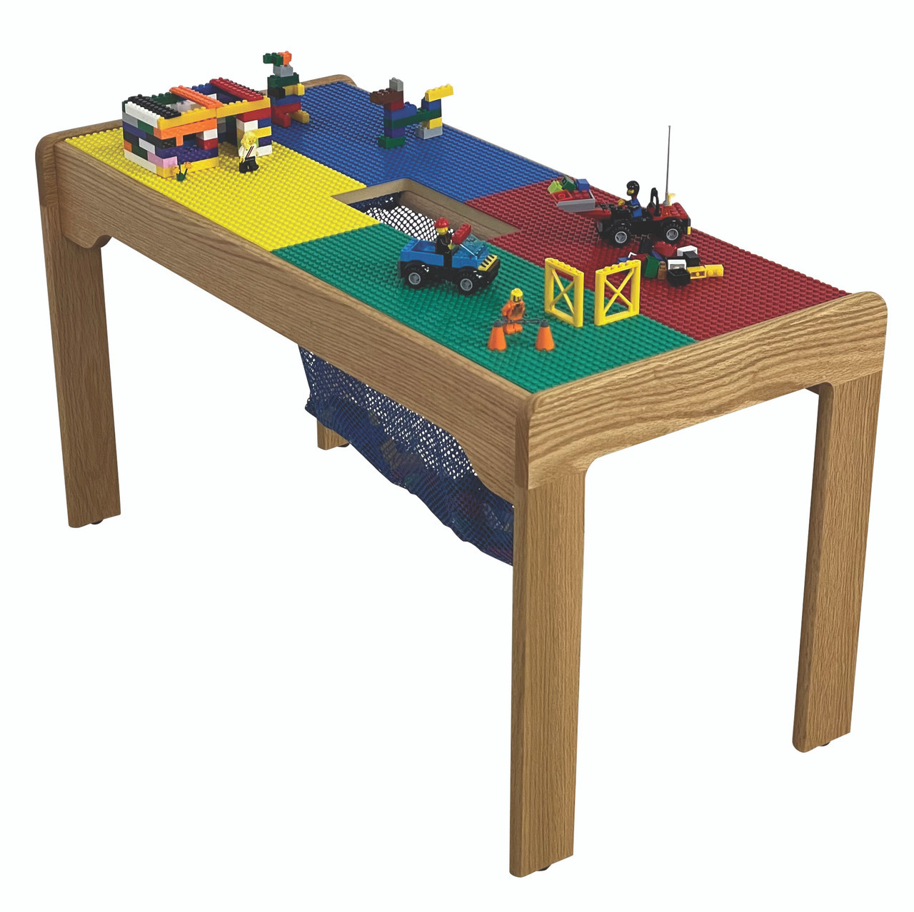 Fun Builder Wooden LEGO Table - 32" x 16" | Lego and Block Tables