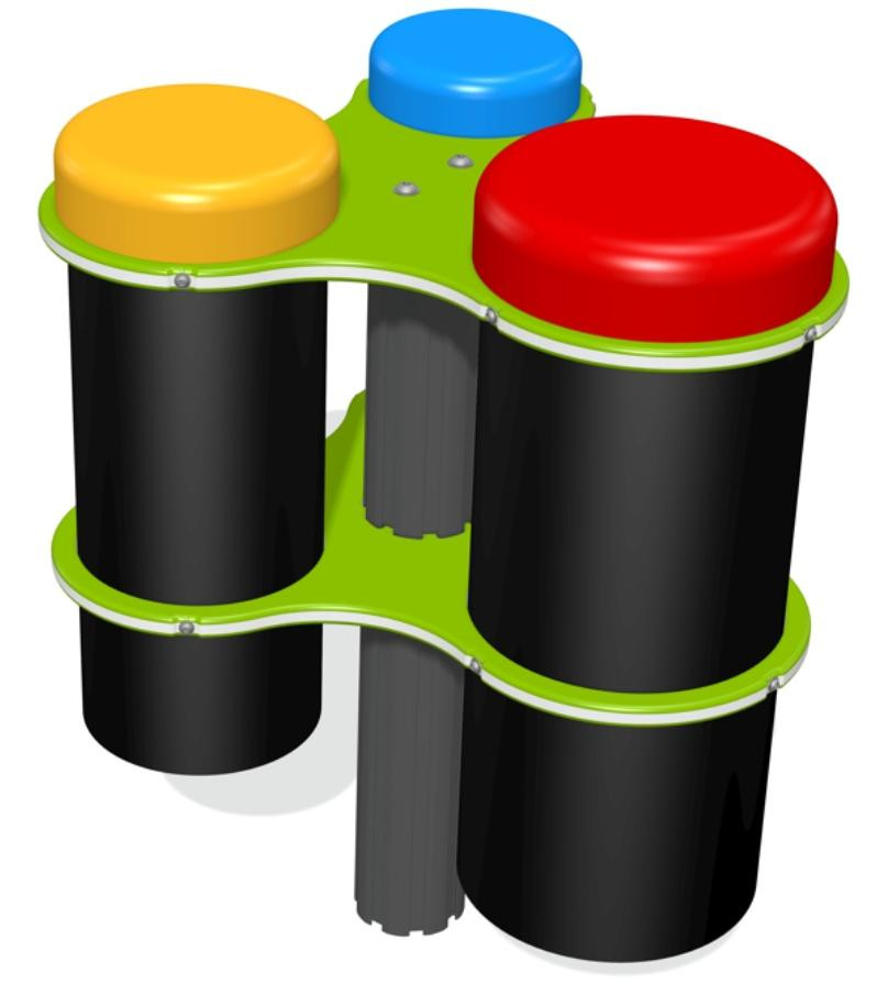 Genius Maker Musical Bongos Tree - Playground Music