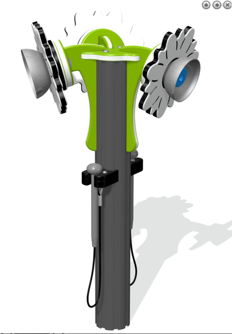 Genius Maker Playground Musical Bell Flowers | Playground Music