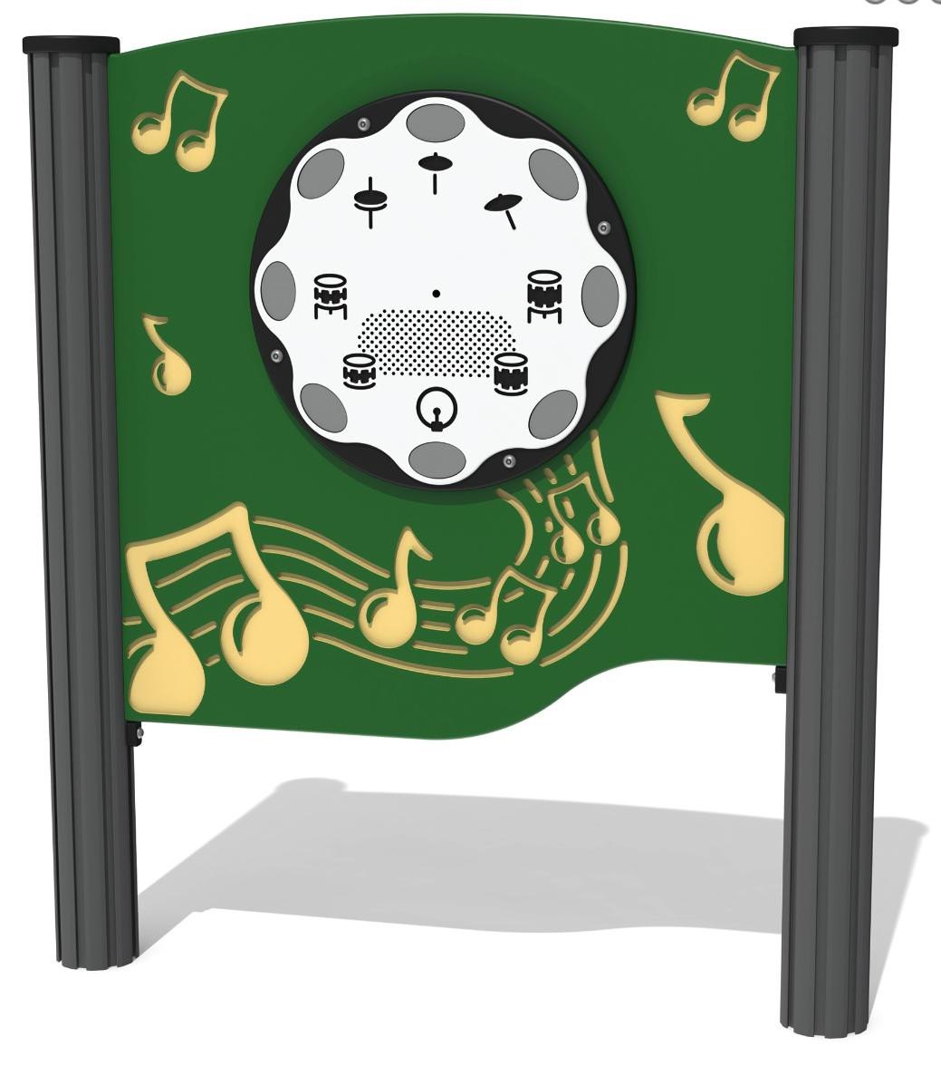 QuaDDDD Play Drum Table for Kids - Interactive Music Play