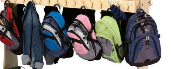 Mobile Classroom Backpack Cart | Backpack Storage