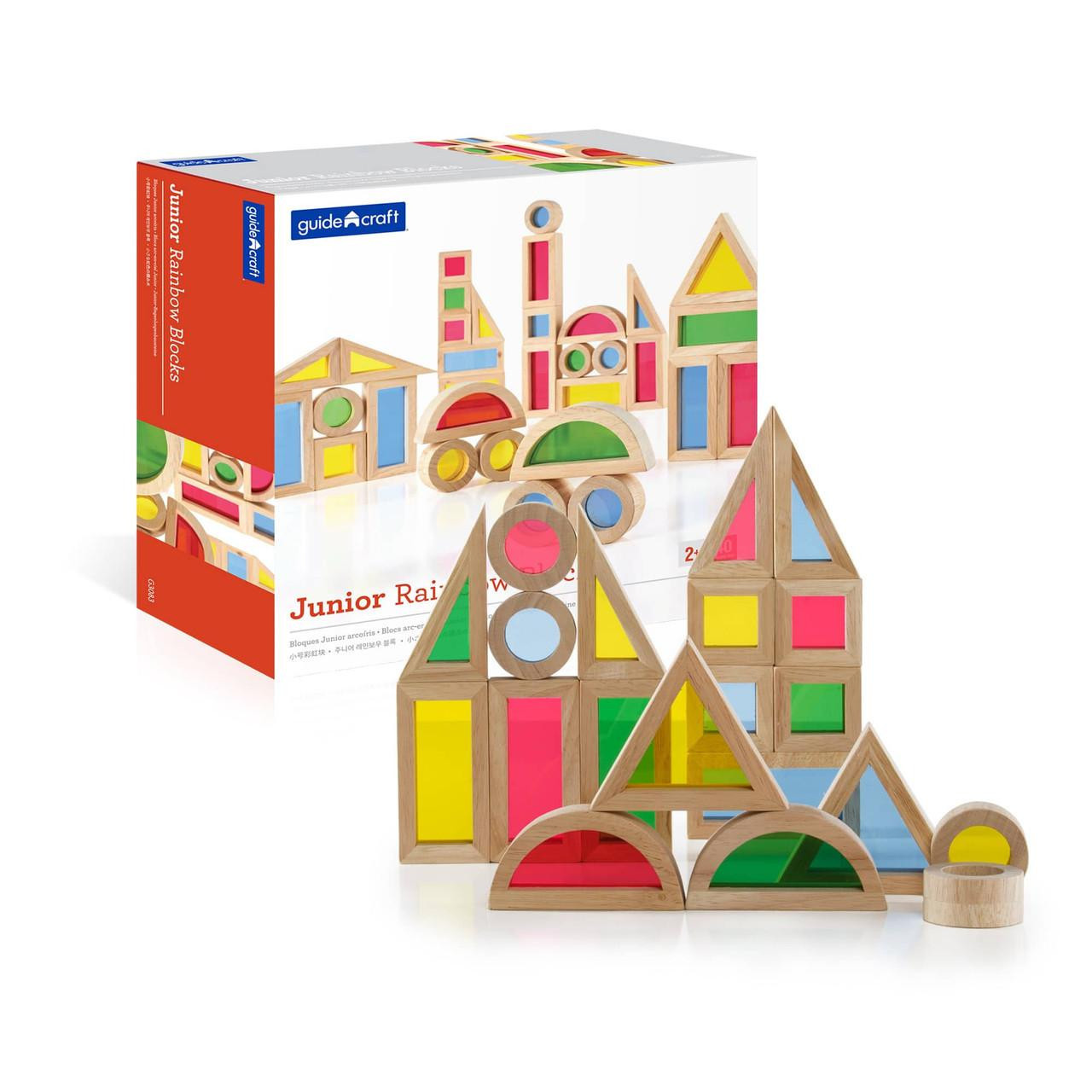 Rainbow Blocks - 10 pc. set | Wooden Play Blocks