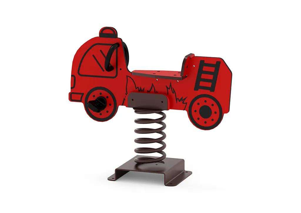 Fire Truck Spring Rider - Playground Spring Rider