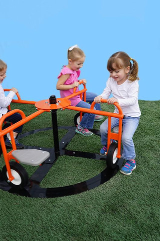 Mini Merry Go Cycle - Spinning Playground Equipment
