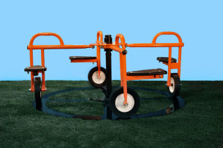 Mini Merry Go Cycle - Spinning Playground Equipment