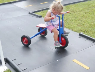 Atlanta Crazy Eight Playground Trike Track - Playground Pedal Paths