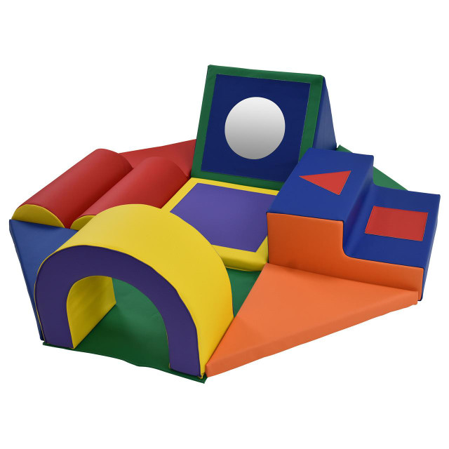 Shapes and Play Obstacle Course, Rainbow - Gross Motor Play
