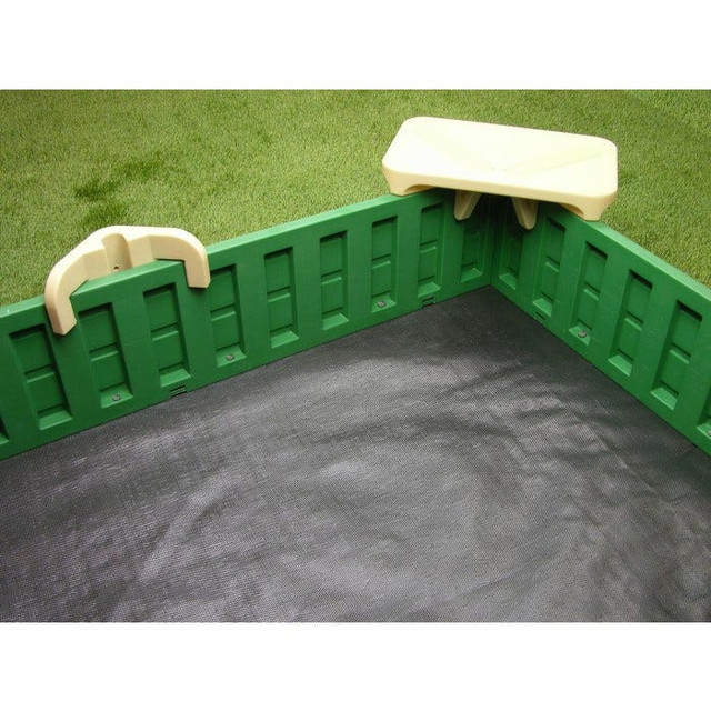 Sandlock Plastic Sandbox with Cover 5' x 5' | Sandboxes