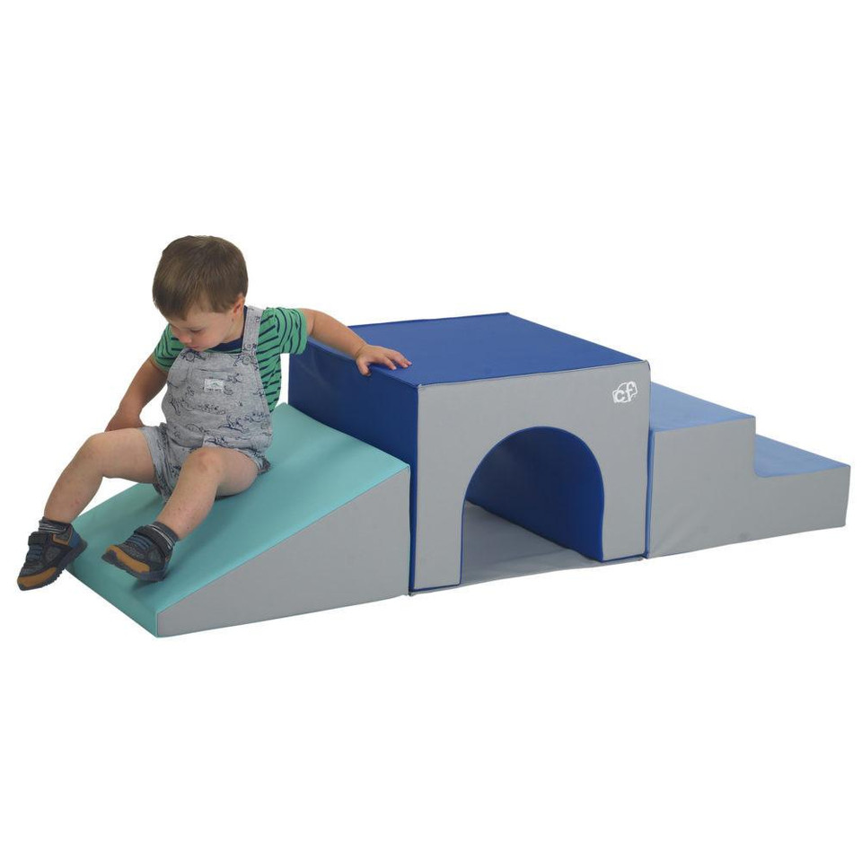 Soft Tunnel Foam Climber Set - Toddler Obstacle Course