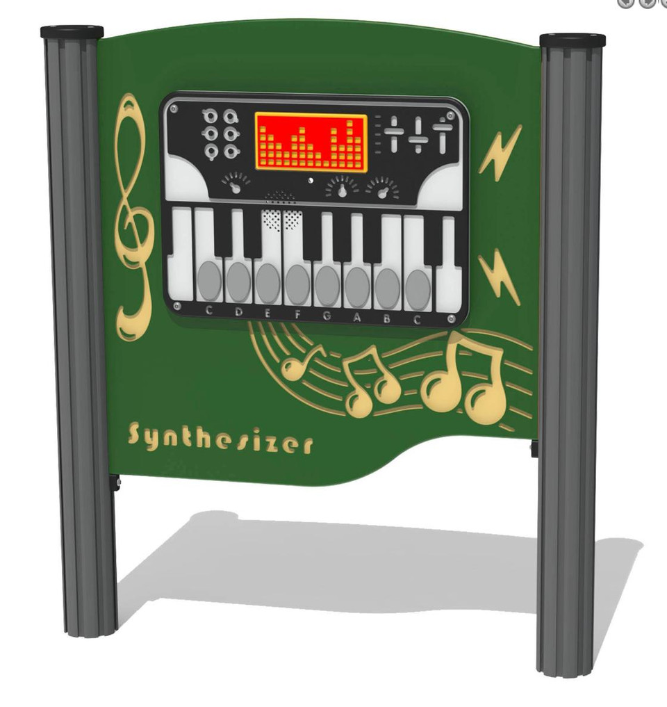 Max the Monkey Outdoor Musical Glockenspiel Panel - Playground Music