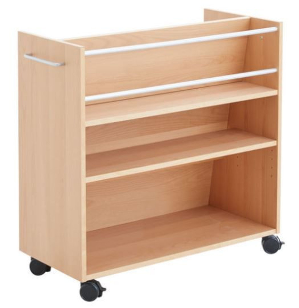 Mobile Reversible Library Bookcase | Mobile Library Bookcases