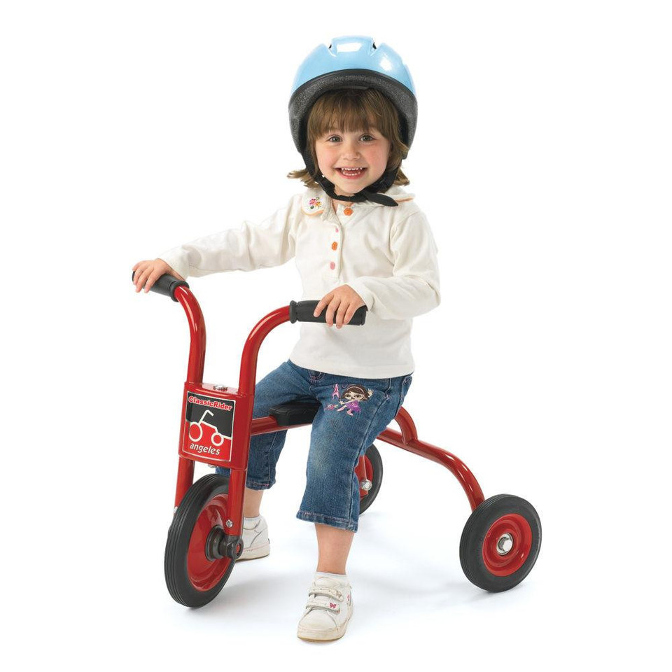 CLASSICRIDER 8" Pusher Toddler Trike - Red - Toddler Tricycle
