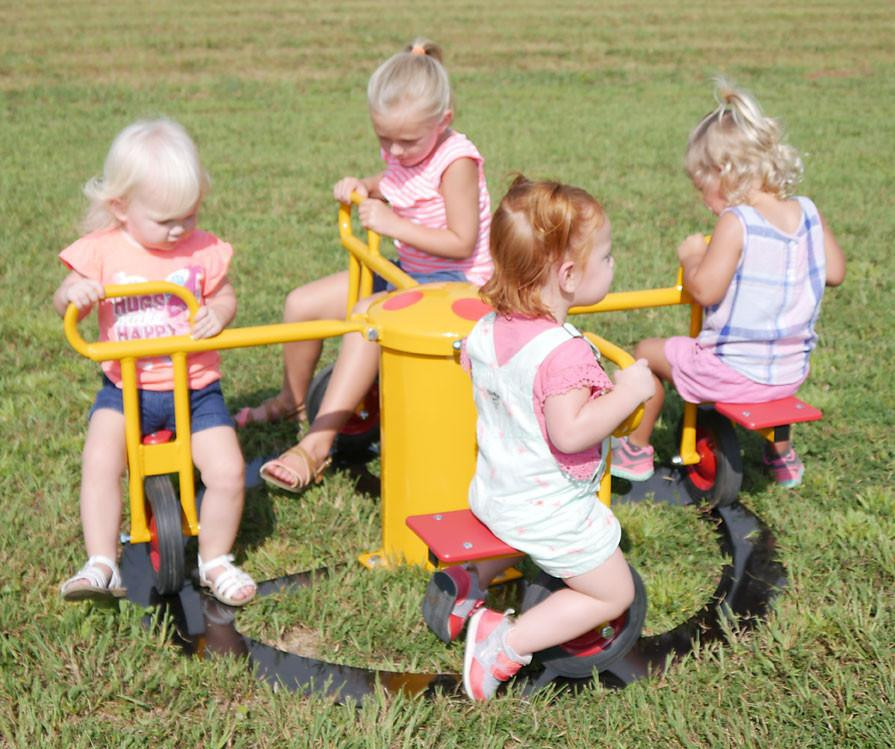 Mini Merry Go Cycle - Spinning Playground Equipment