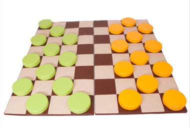 Giant Checkers Floor Game for Kids | Classroom Floor Games