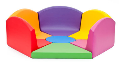 Crocus Rainbow Play Circle Seating Set - Classroom Soft Seating