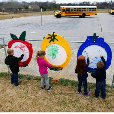Fruit Outdoor Art White Board Activity Panels | Activity Panels