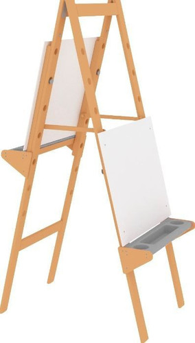 Children's Wooden Easel, Double-Sided, Height-Adjustable | Wooden Easels