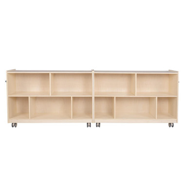 Mobile Fold-N-Lock 2-Shelf Storage 30H - Assembled