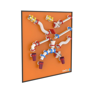 MagWiz Magnetic STEM Kidnetics Wall Ball Run | STEM Wall Toys