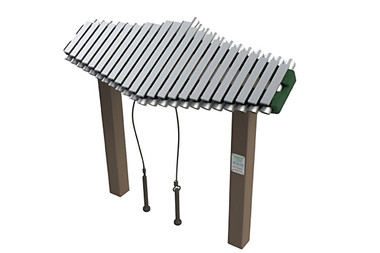 Pegasus Outdoor Metallophone - Dual Scale - Playground Musical Instrument