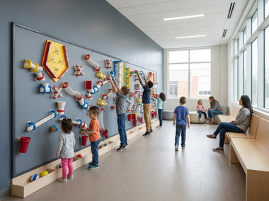 Magnetic Kinetics Extra Large Ball Run Wall - STEM Panel