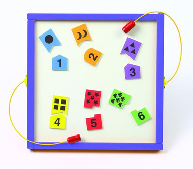 Numbers Match Magnetic Wall Activity - Early Math Learning Panel