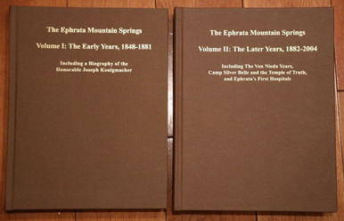 EPHRATA MOUNTAIN SPRINGS Book Set Vol 1 & 2 SPOHN Signed Limited ...