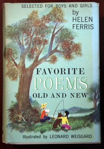 Favorite Poems Old and New by Helen Ferris 1957 Vintage Child's Leonard ...