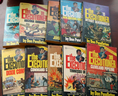 THE EXECUTIONER by Don Pendleton Lot 10 Vintage Paperbacks First Printings 1970s - Epic Rare ...