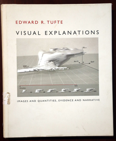 VISUAL EXPLANATIONS by Edward R. Tufte 1997 HC/DJ Science Statistics ...