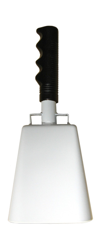 Maroon cowbell with bicycle handle grip for Mississippi State fans