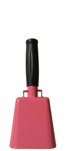 Small pink cowbell with handle for young girls | Mississippi State fans