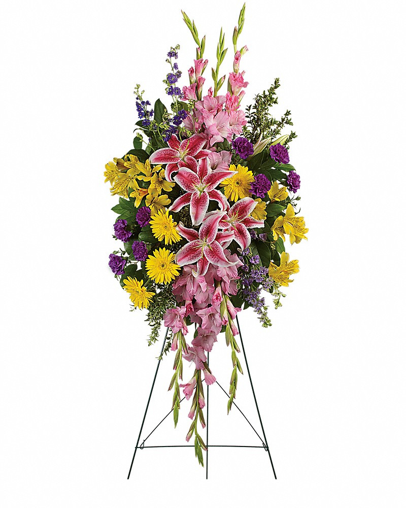 Teleflora Rainbow of Rememberance Spray
