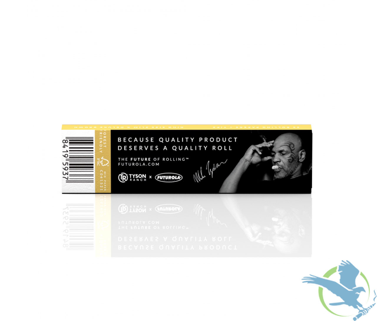 Tyson Ranch X Futurola King Size Slim Rolling Paper With Tips Pack Of