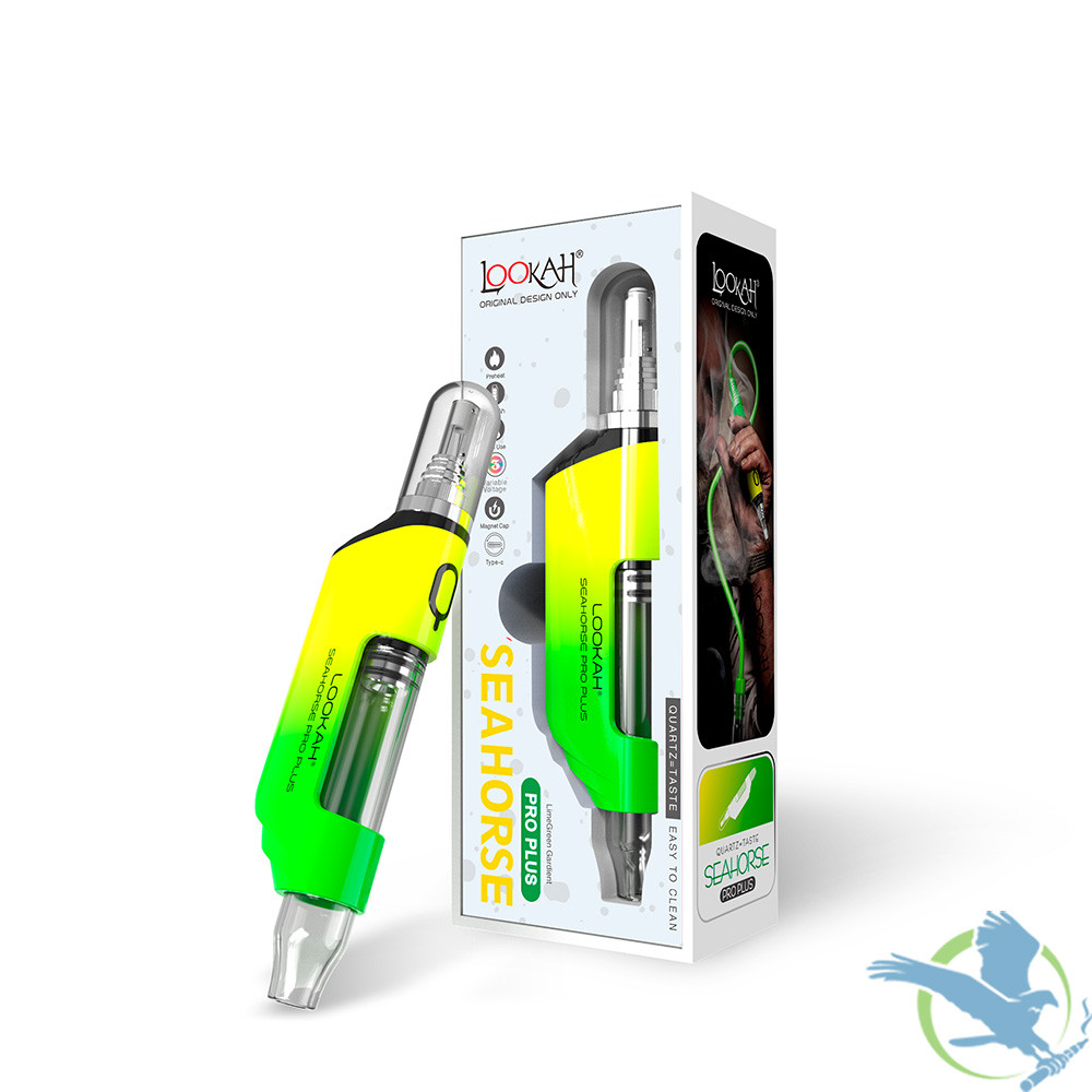 Lookah Seahorse Pro Plus 650mAh Preheat VV Dab Pen Vaporizer Starter ...