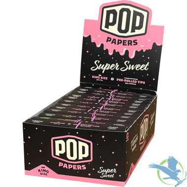 Pop Papers Authentic French Paper Ultra Thin + Pre-Rolled Tips