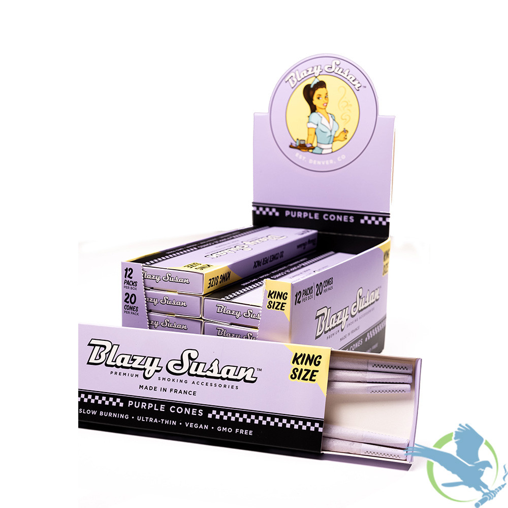 Blazy Susan Purple Premium Pre-Rolled Cones