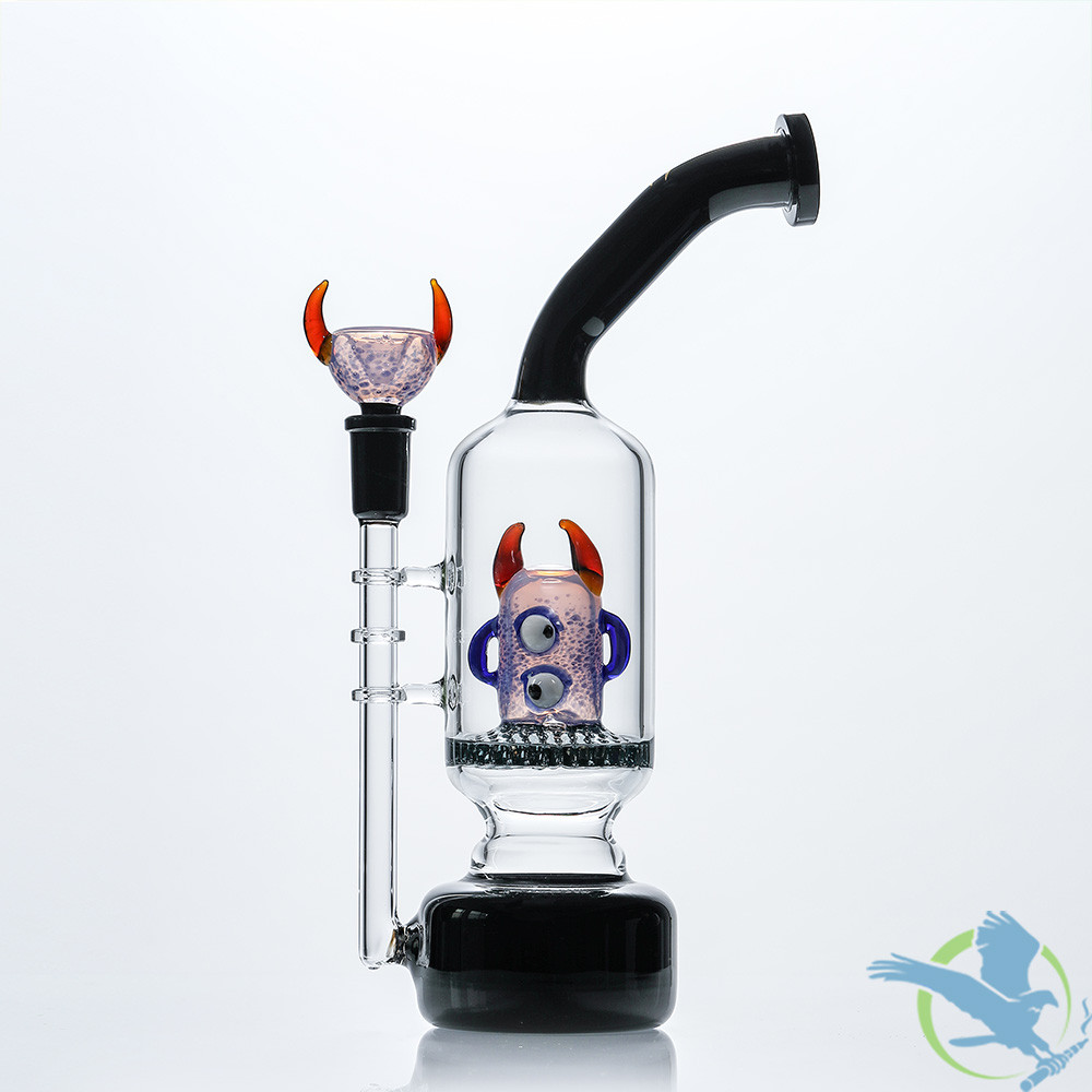 Shadow Glass Water Pipe Crossed Eyes Creature Design